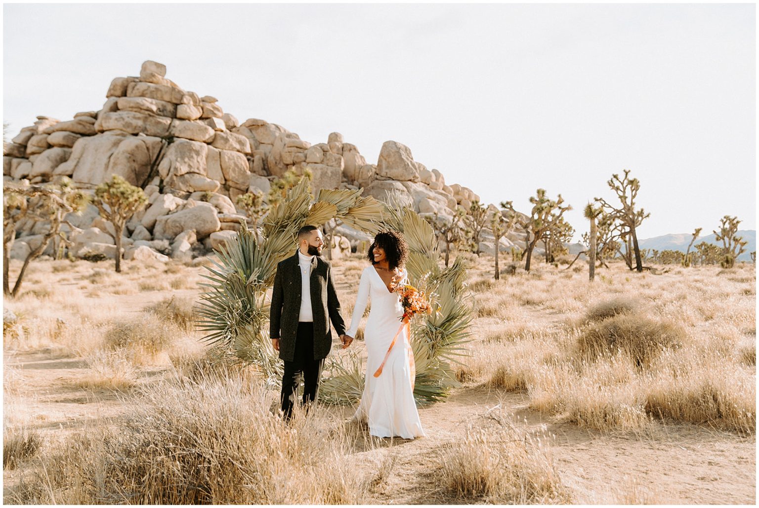 Modern Desert Joshua Tree Wedding | Danielle & Jordyn - Michelle Allan